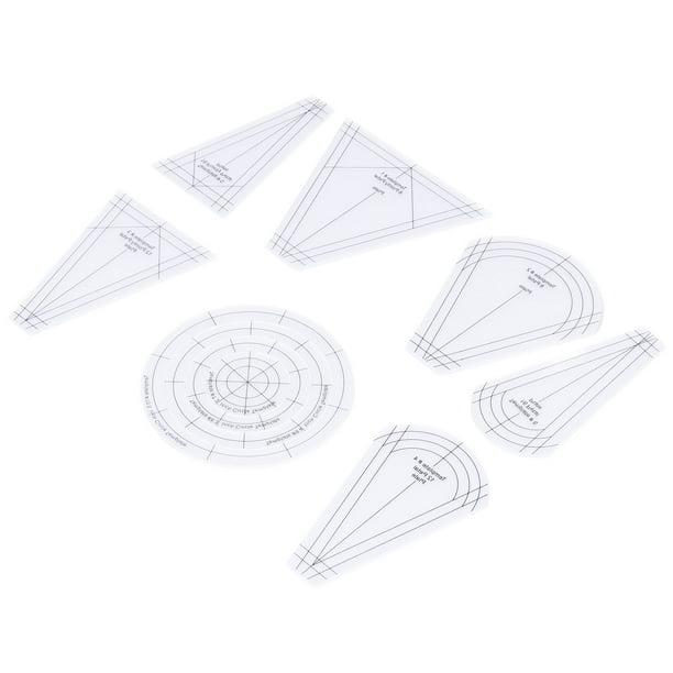Acrylic RulerQuilting Rulers Shaped Patch Sewing Ruler Quilting Rulers ...