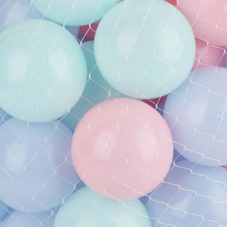 Spptty Plastic Ocean Ball,100 Pcs/Set Colorful Ocean Ball Soft Plastic ...