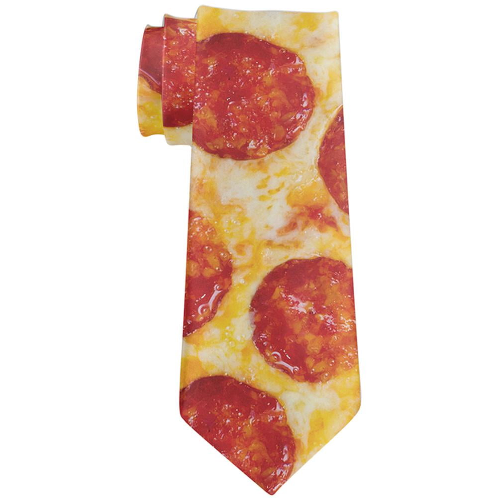 Pepperoni Pizza All Over Neck Tie Multi Standard One Size - Walmart.com