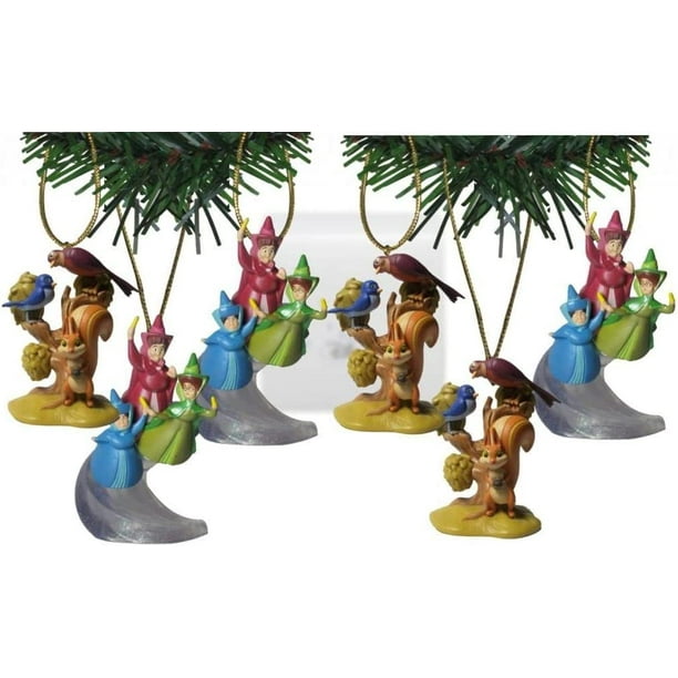 Sofia The First Flora, Fauna & Merryweather and Squirrel/Birds 6 pc ...