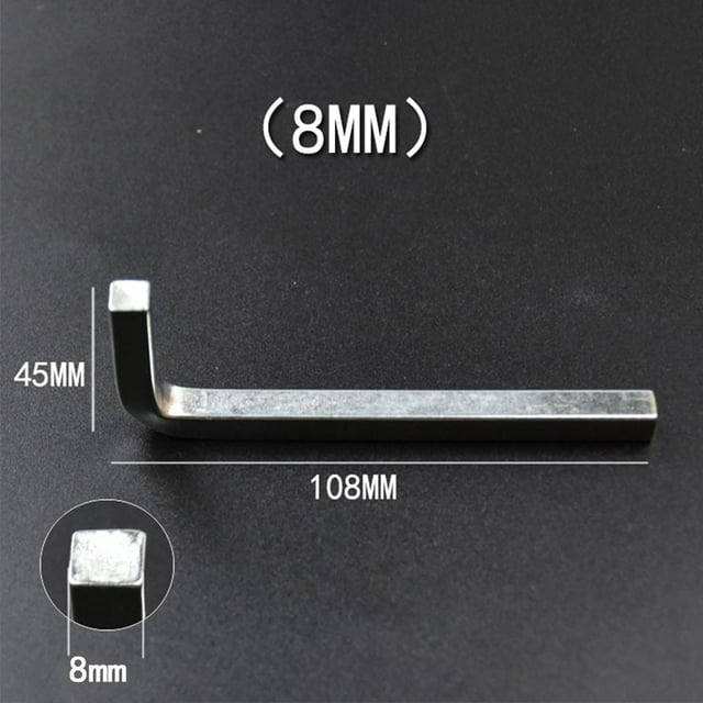 Fule L Shape Square Head Wrench Square Key 4 Point Wrench Screwdriver ...