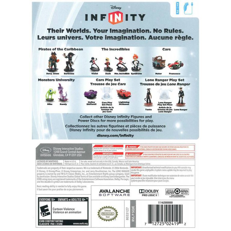 Disney Infinity Starter Pack Wii
