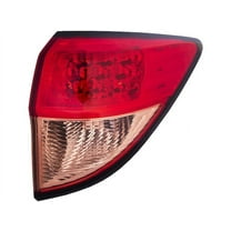 Right Passenger Side Outer Tail Light Assembly - Compatible with 2019 ...