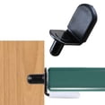 Black Shelf Pins with Rubber Sleeve, Metal Shelf Support Bracket for ...