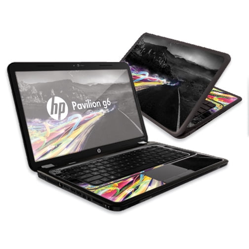 Skin Decal Wrap for HP Pavilion G6 sticker 15.6" screen Backdraft ...