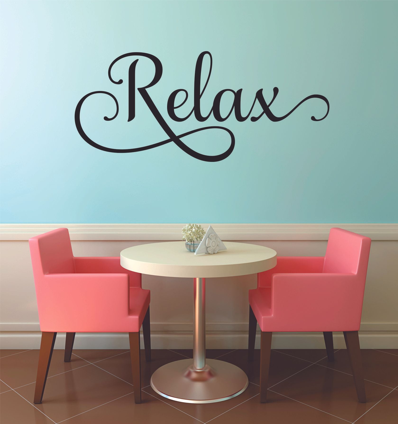 Custom Wall Decal : Relax Tub Bathroom Sign 10x20" - Walmart.com