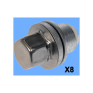 HD High-Grade Black Lug Nut 10MM X 1.25 for SUV and High Performance ...