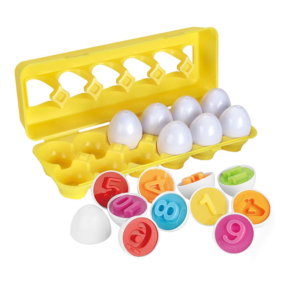 Toy Matching Egg Number Learning Toys Easter Match Eggs Math Puzzle ...