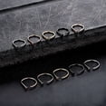 DESIGNICE 2026 New Stainless Steel Fake Nose Ring Non Pierced Clip Punk ...
