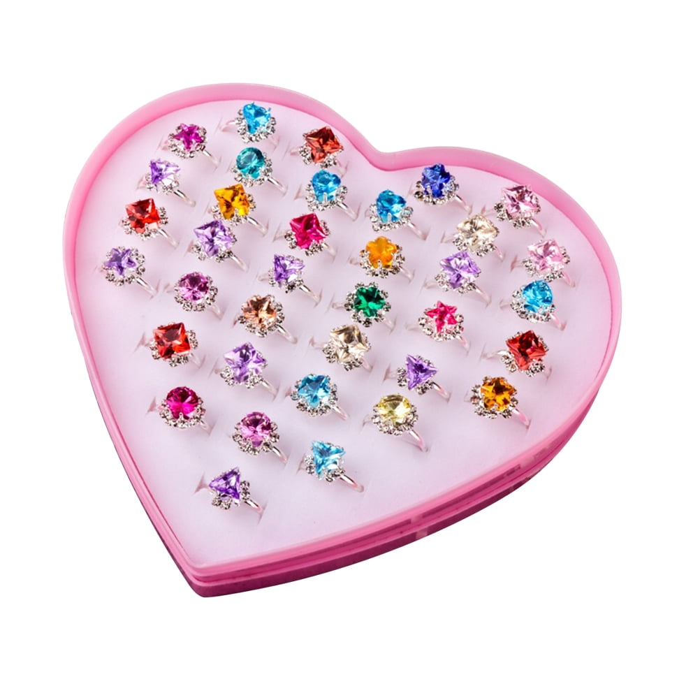 Click here for Pixnor 36 Pcs Children Kids Rings Baby Toy Rings D... prices