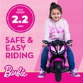 6V Barbie Motorcycle Ride on, Max 1 mph, for Kids Ages 3+ Years, by ...