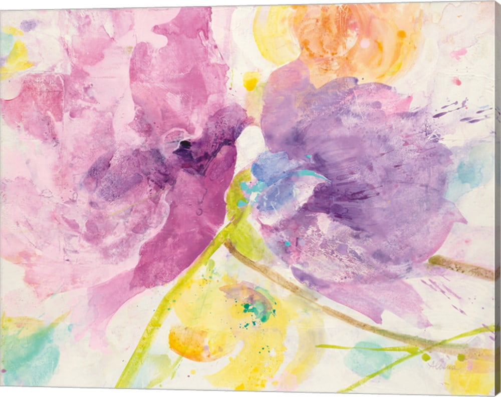 Spring Abstracts Florals I by Albena Hristova, Canvas Wall Art, 20W x ...