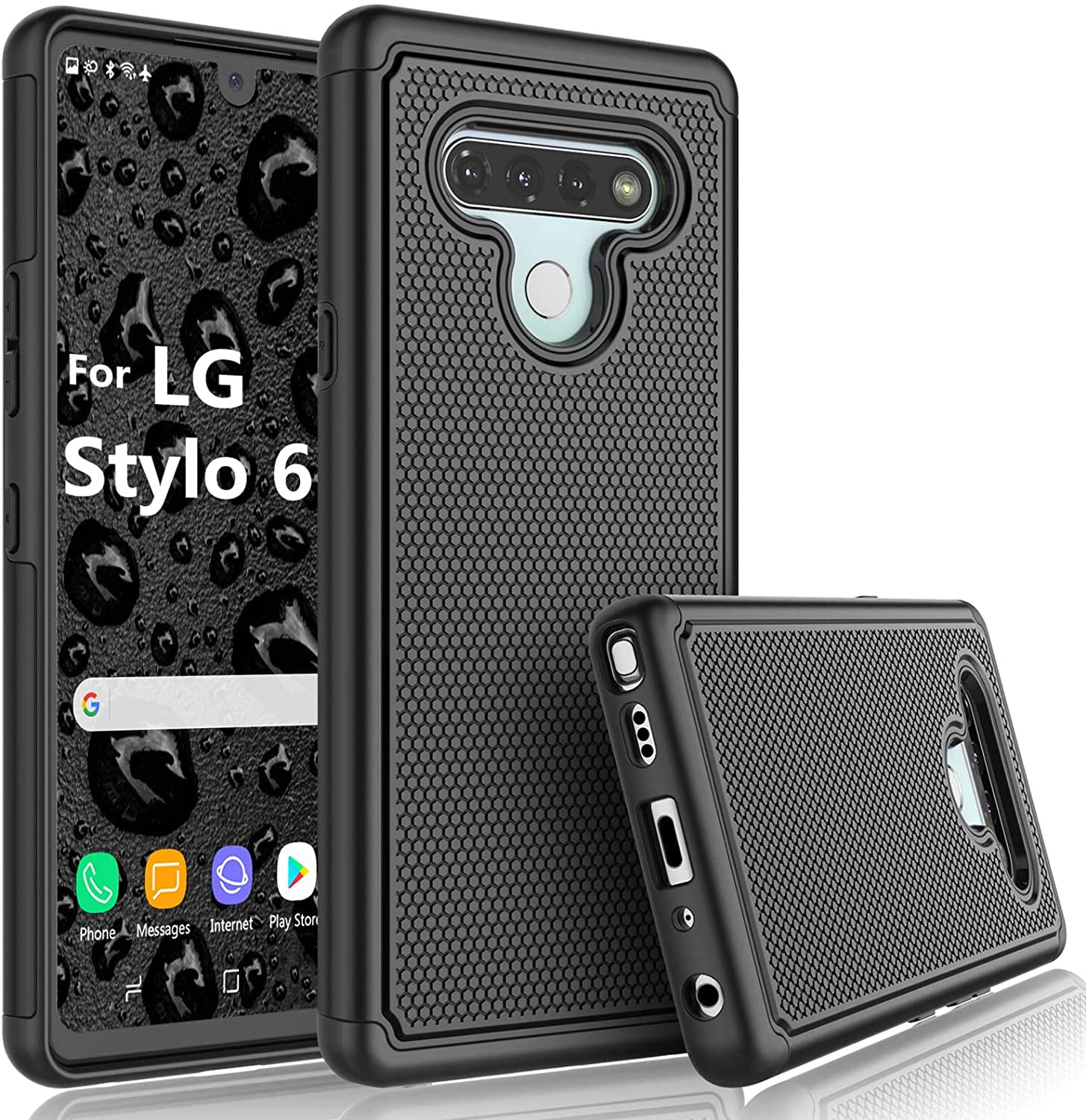 LG Stylo 6 Case, 2020 LG Stylus 6 Sturdy Case, Tekcoo [Tmajor] Hybrid ...