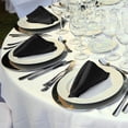 ANXPTIME 12Pcs 50cm Table Napkins Cloth Square Satin Fabric Napkin ...