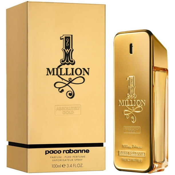 Paco Rabanne - Paco Rabbane One Million Pure Parfum Spray for Men 3.4 ...