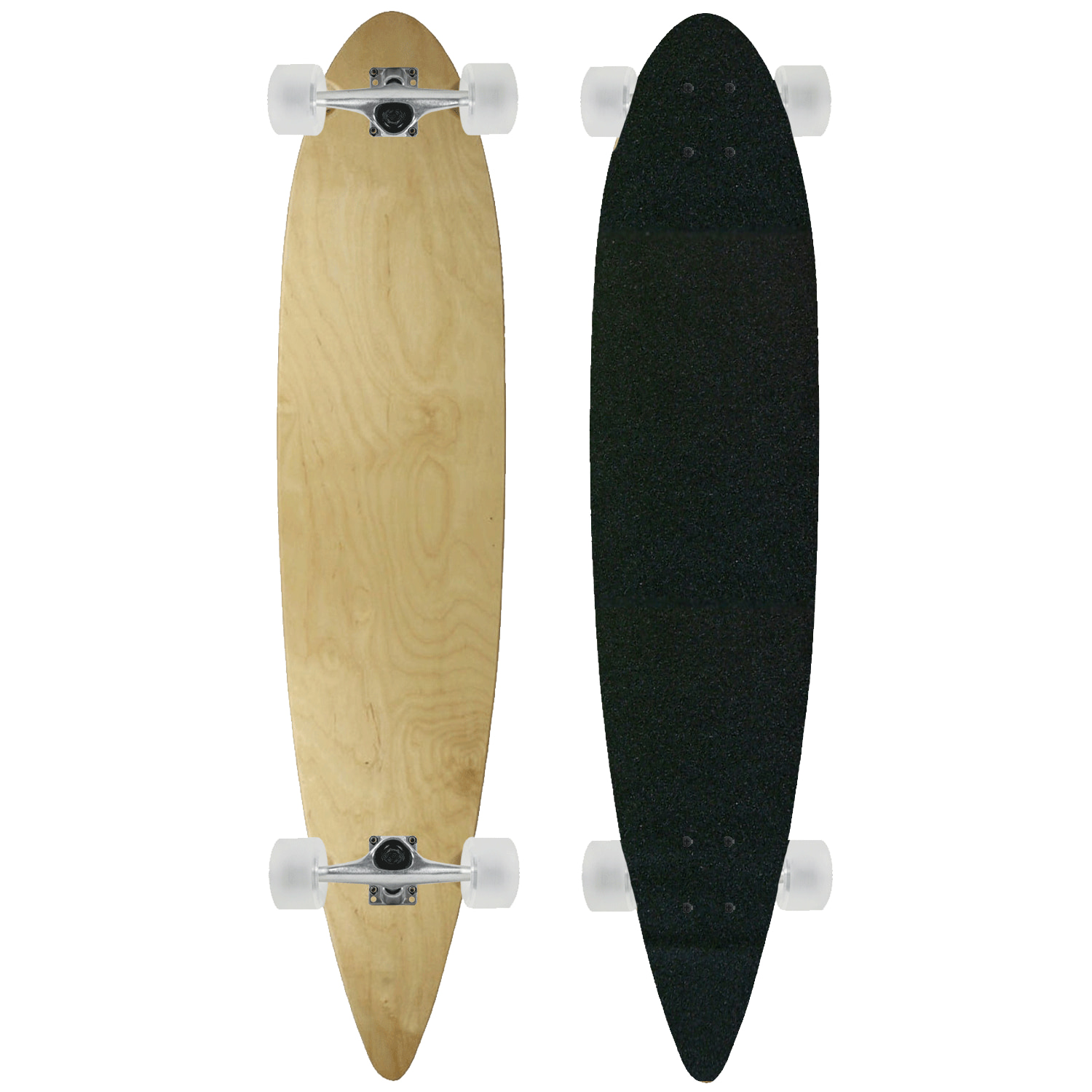 Moose Pintail 9" x 43" Longboard Natural Complete - Walmart.com