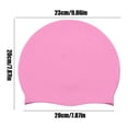 BByeadc Swim Cap for Women and Men, Easy Wear and Removal Silicone Swim ...