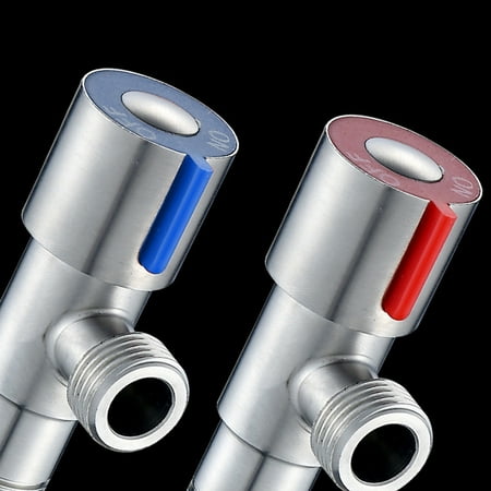 Toilet Sink Stainless Steel Angle Valve Cold Angle Valve; Hot Water ...