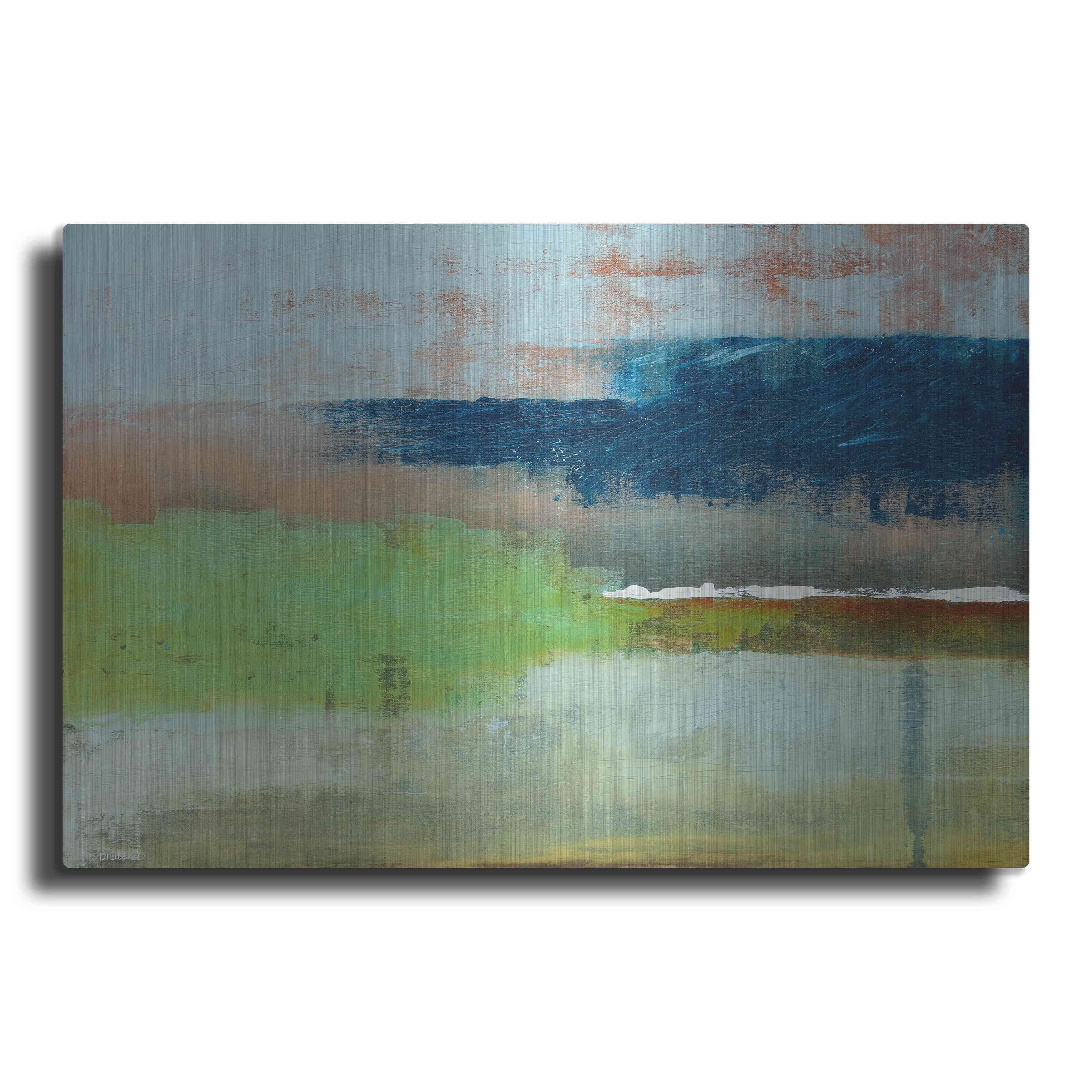 Luxe Metal Art 'Drift' by Michael A. Diliberto, Metal Wall Art, 24"x16 ...