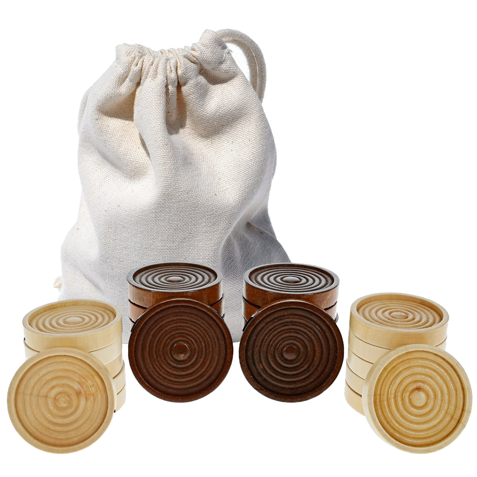 Click here for We Games Wooden Checkers With Stackable Ridges - 2... prices