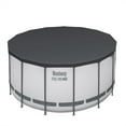 "Bestway Steel Pro MAX Framed Metal 15' x 48"" Round Above Ground Pool ...
