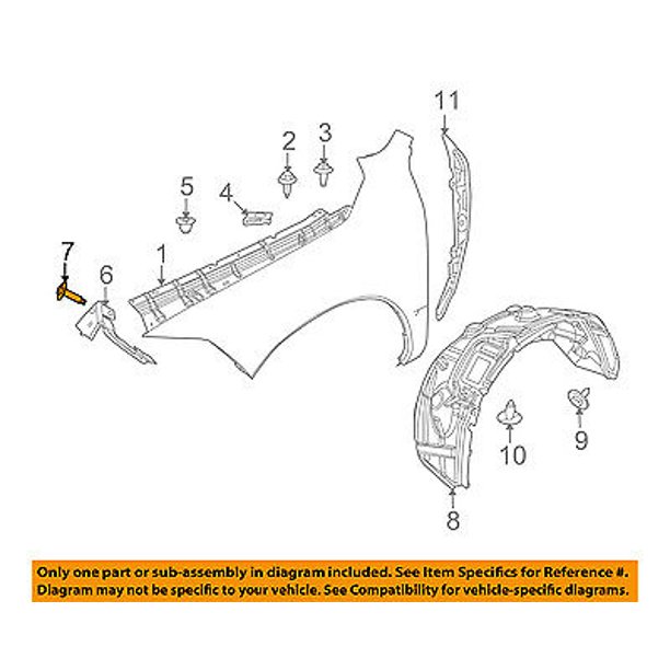 CHRYSLER OEM Fender-Front Reinforcement Bolt 6104370AA - Walmart.com