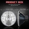 4PCS 5.75" Chrome 100W LED Headlight Assembly for 58-67 Cadillac ...