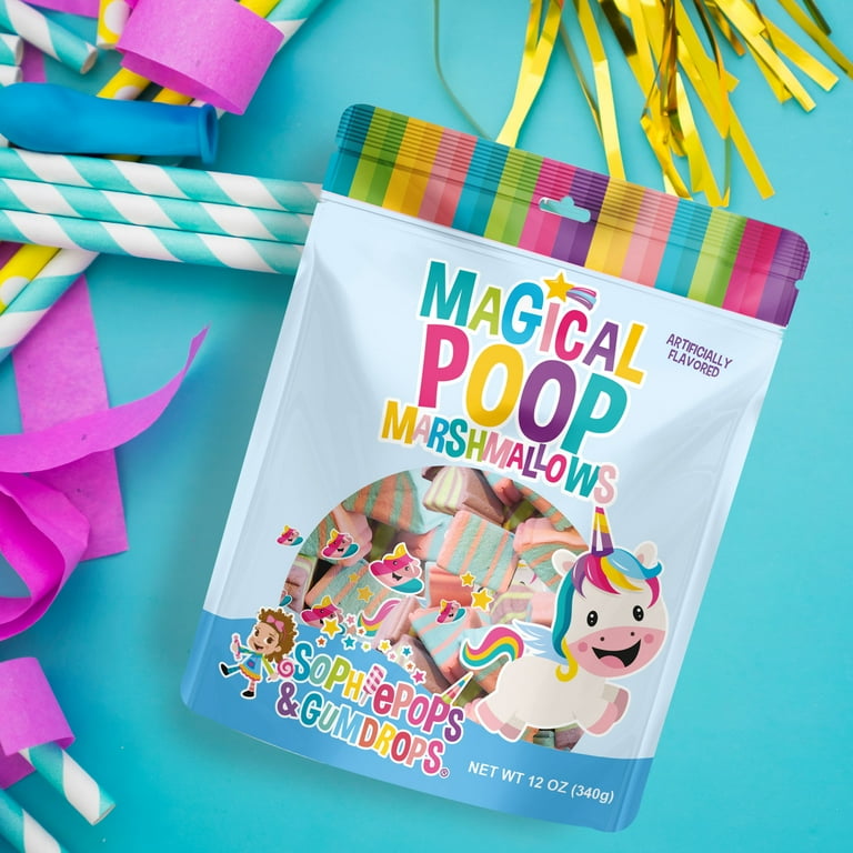 Marshmallows Unicorn Pooping Magical Unicorn Poop Lollipop – Sweet