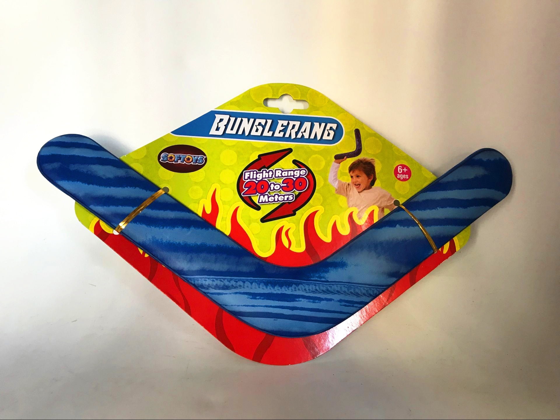 Bumerán volador de espuma EVA para niños, frisbee giratorio de tres hojas, platillo volador ...