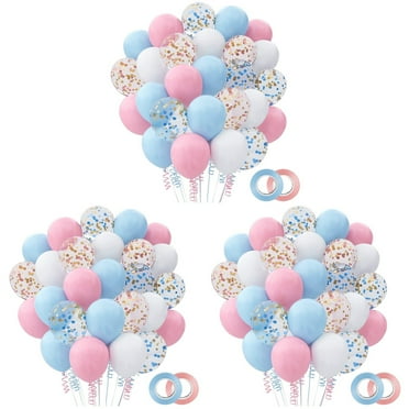 6 Count Bulk Pack Gender Reveal Balloons Party Games - Walmart.com