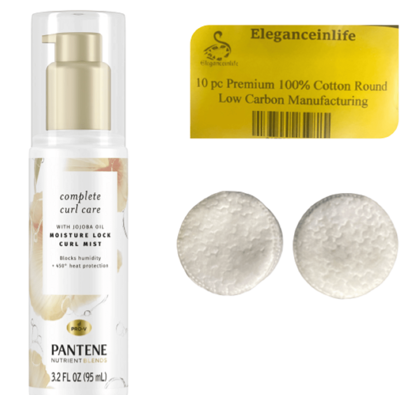 Pantene Nutrient Blends 3.2oz complete curl care with Jojoba oil ...