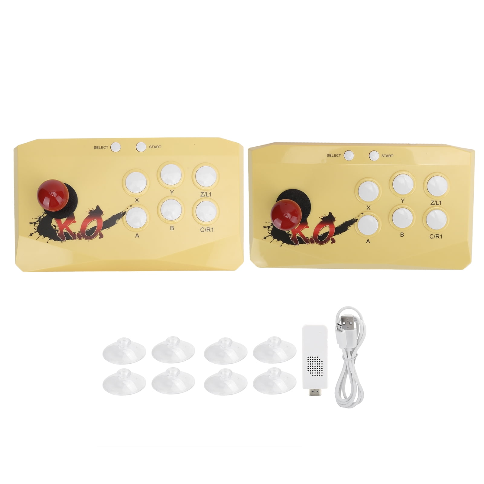 Dual Fight Stick, Joystick de lucha inalámbrico dual, consola de juegos ...