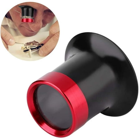10X Watchmaker Magnifying Glass, Aluminum Alloy Eyepiece Magnifier ...