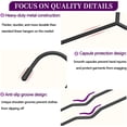 100 Pack Metal Wire Hangers with 10 Clothes Pins, 16.5" Ultra Thin ...