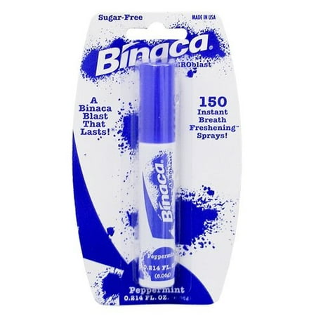 Binaca Aerosol Breath Spray PepperMint 0.20 oz - Walmart.ca