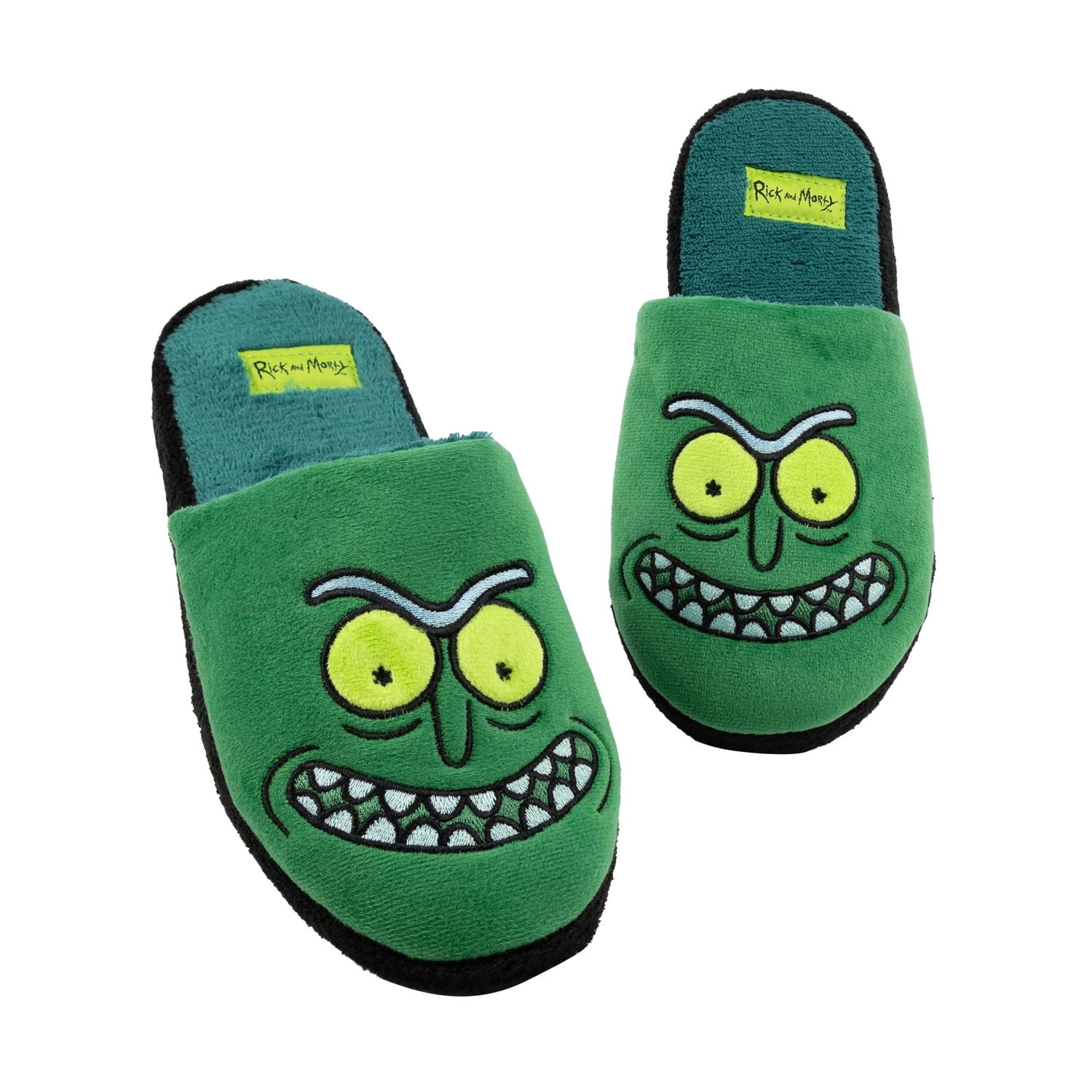 Click here for Rick And Morty Mens Pickle Rick Slippers 10  11 prices