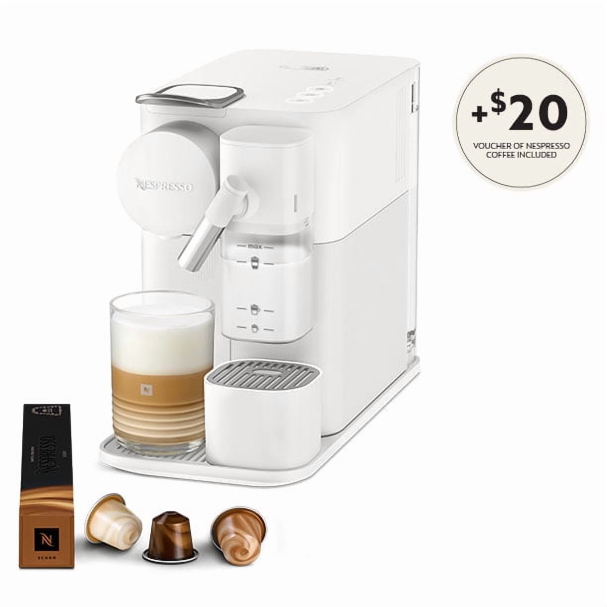 Click here for Nespresso Lattissima One  Porcelain White prices