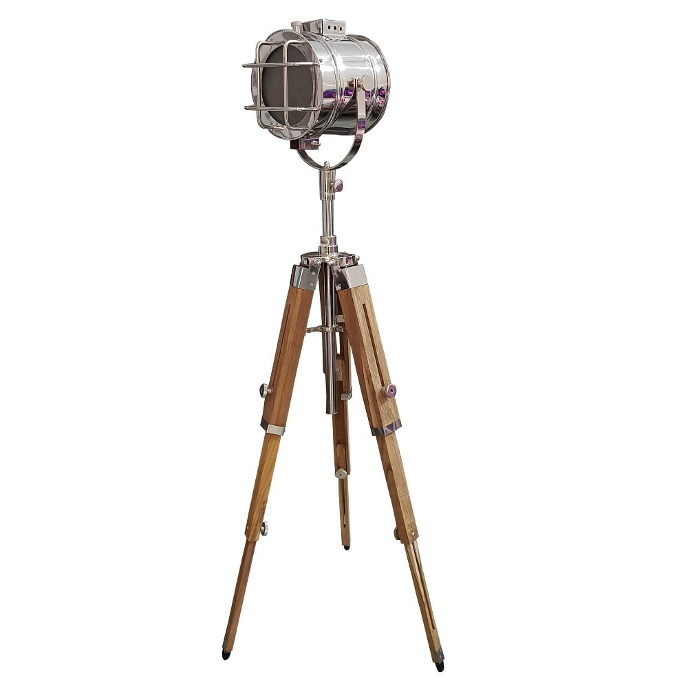 collectiblesBuy Antique Vintage Three Foldable Tripod Searchlight LED ...