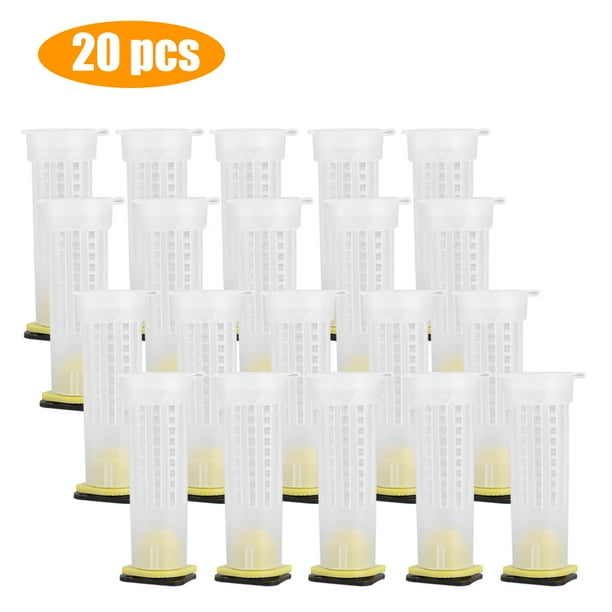 Bee Queen Cages,20 Packs Beekeeping Rearing Bee Queen Cages Roller ...
