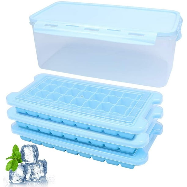 Ice Cube Trays 3 Pack with Ice Cube Storage Container - Walmart.ca
