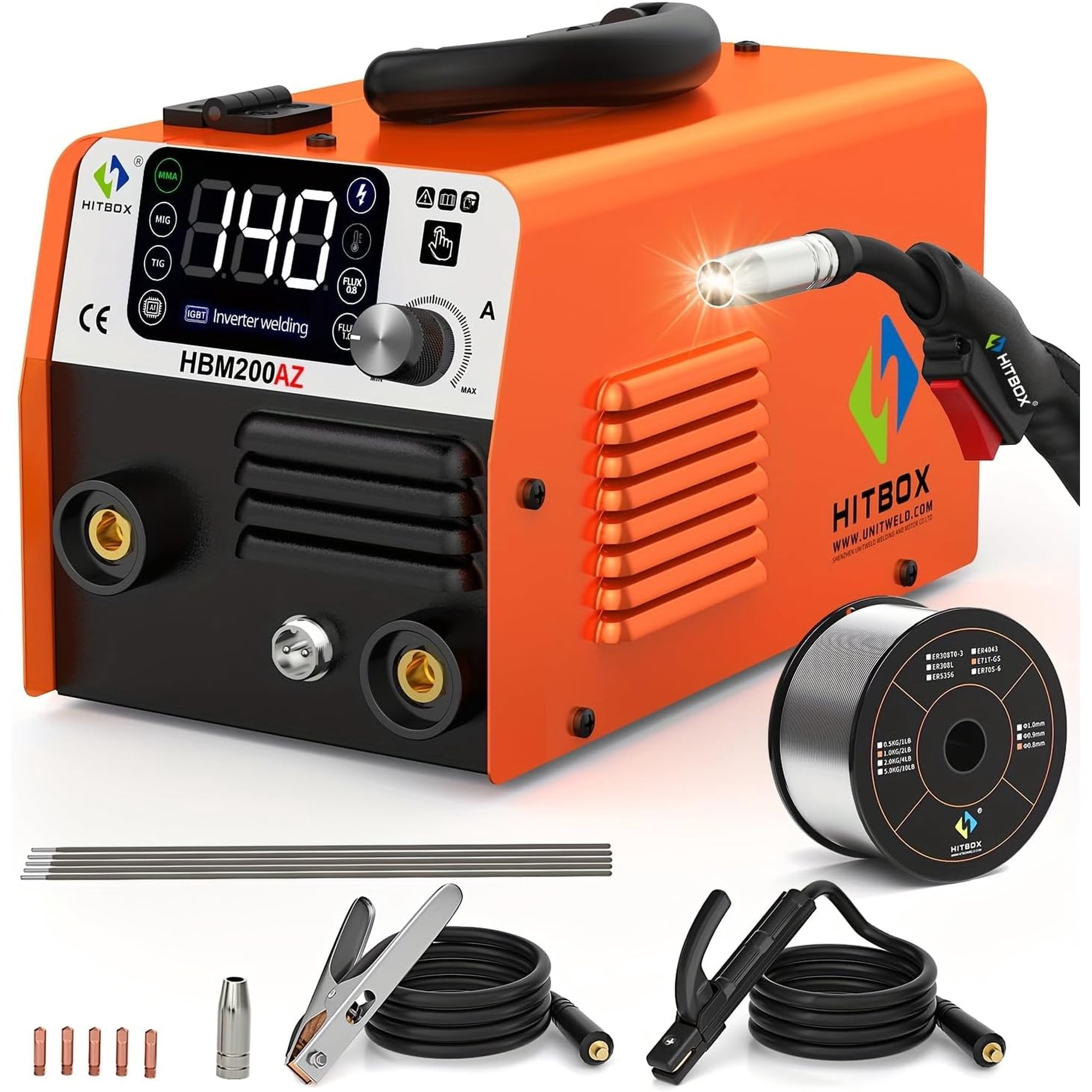 Click here for Hitbox Hbm200 140a 3-In-1 Mig Welder  110v Flux Co... prices