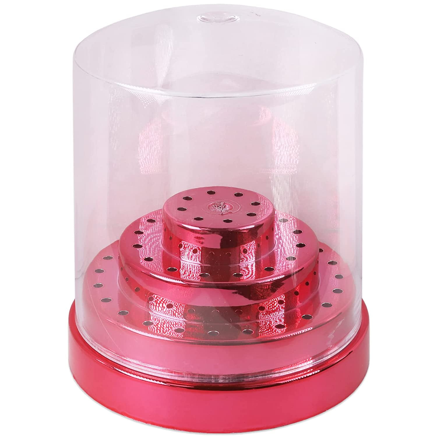 PANA Round Tiered Nail Drill Bit Holder Stand Organizer- Dust Proof ...