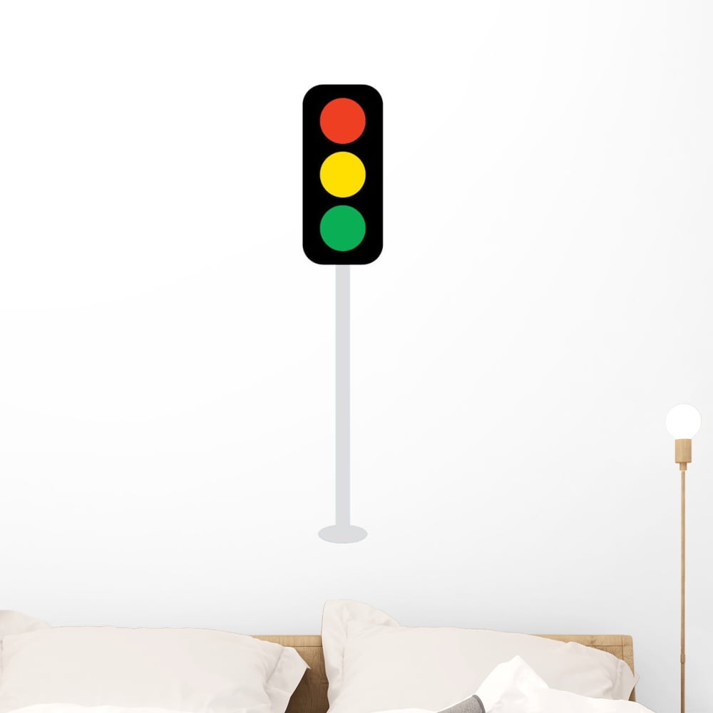 Free Standing Traffic Light Wall Decal Sticker by Wallmonkeys Peel and ...