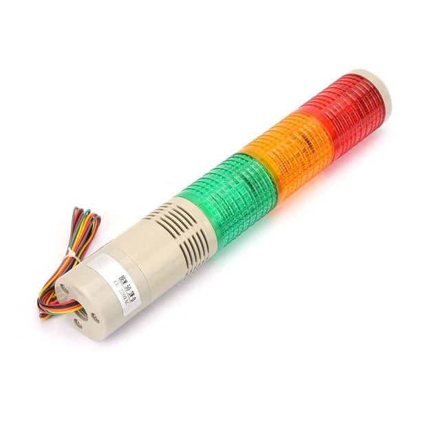 Warning Light,220VAC Machine Warning Light LED Warning Light Caution ...