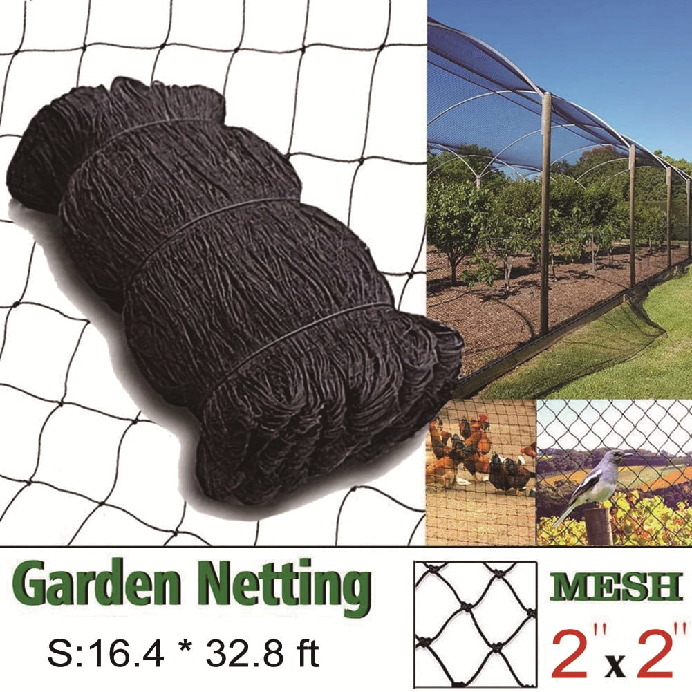 Bird Net - Garden Netting with 2" Square Mesh Protect Fruit Tree, Plant ...