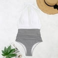 Aboser Womens Tummy Control Swimsuit Halter One Piece Bathing Suit