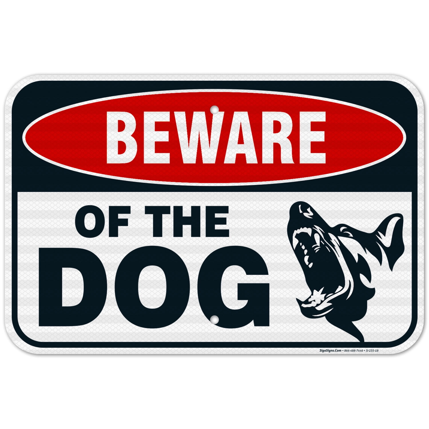 Beware of The Dog Sign, - Walmart.com