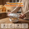 Aluminum Foil Food Covers,10/50/100 PCS Stretchy Portable Elastic ...