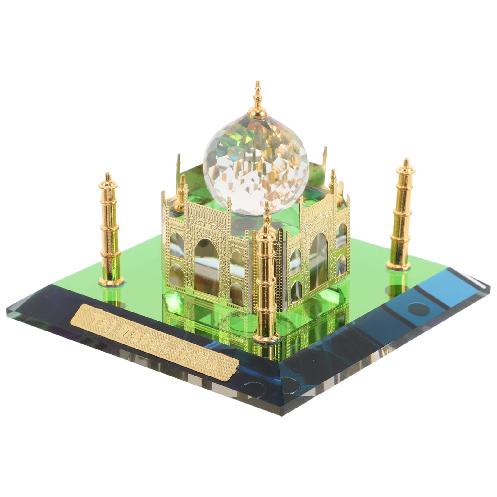 Modelo arquitectónico del Taj Mahal: Escultura decorativa vintage de ...