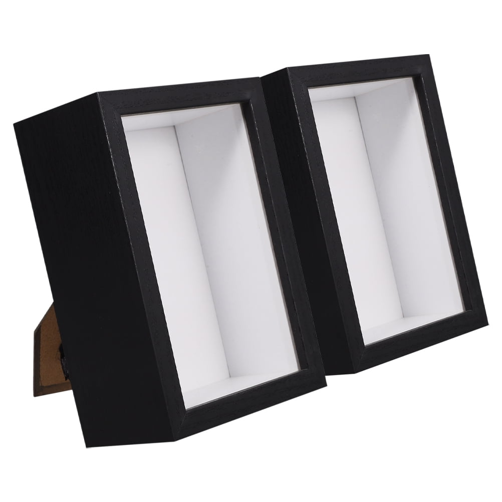 Click here for Miangastore Rustic Design Wooden Shadow Box Black... prices